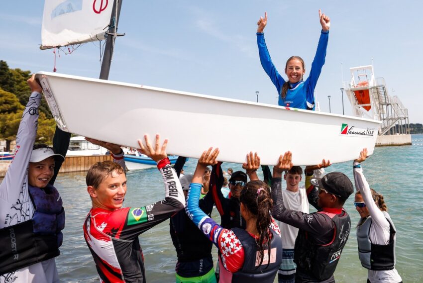 WM 2025 – Nikolaos Pappas (GRE) and Olha Lubianska (UKR) Optimist World ...